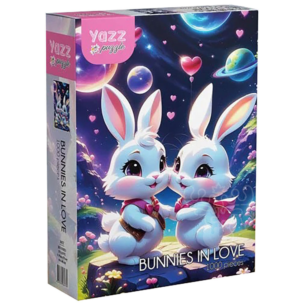 Yazz Puzzle Bunnies in Love Puzzle 1000pcs - Puzzles Canada