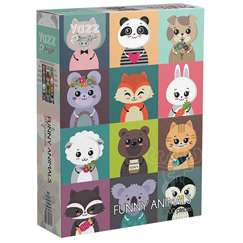 Yazz Puzzle Funny Animals Puzzle 1000pcs - Puzzles Canada