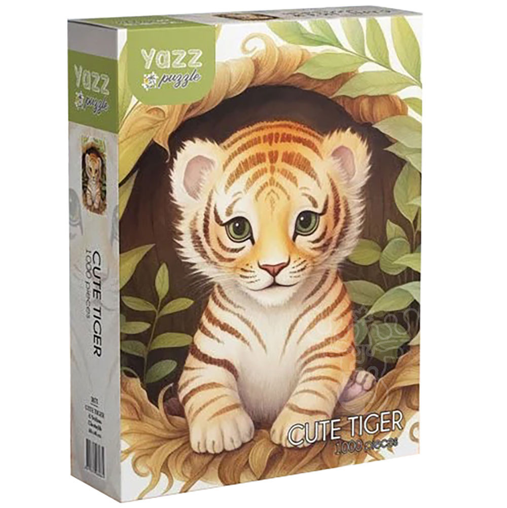 Yazz Puzzle Cute Tiger Puzzle 1000pcs - Puzzles Canada