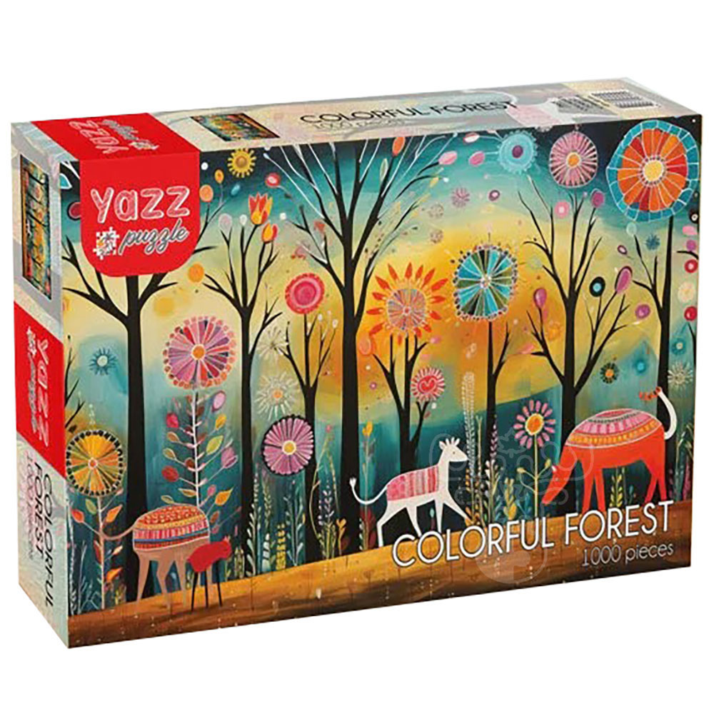 Yazz Puzzle Colorful Forest Puzzle 1000pcs - Puzzles Canada