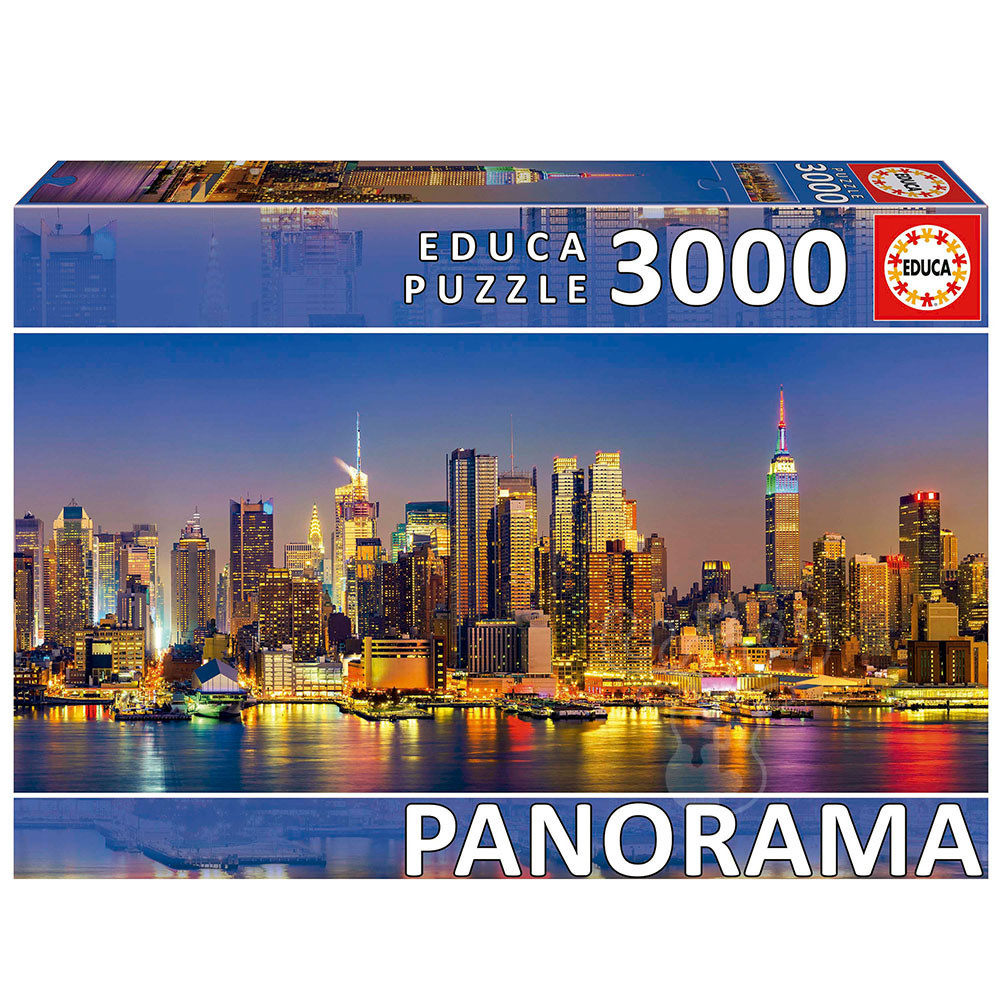 Educa New York Skyline Panorama Puzzle 3000pcs - Puzzles Canada