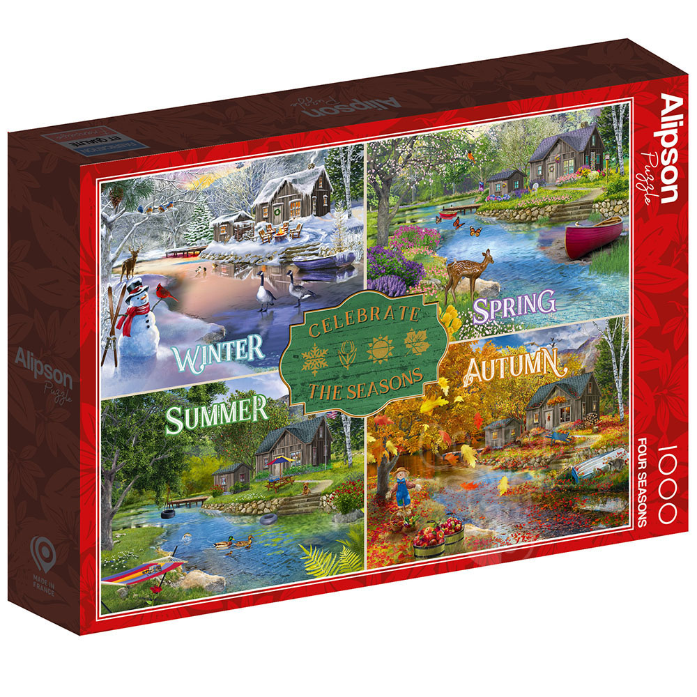 Alipson Four Seasons Puzzle 1000pcs - Puzzles Canada