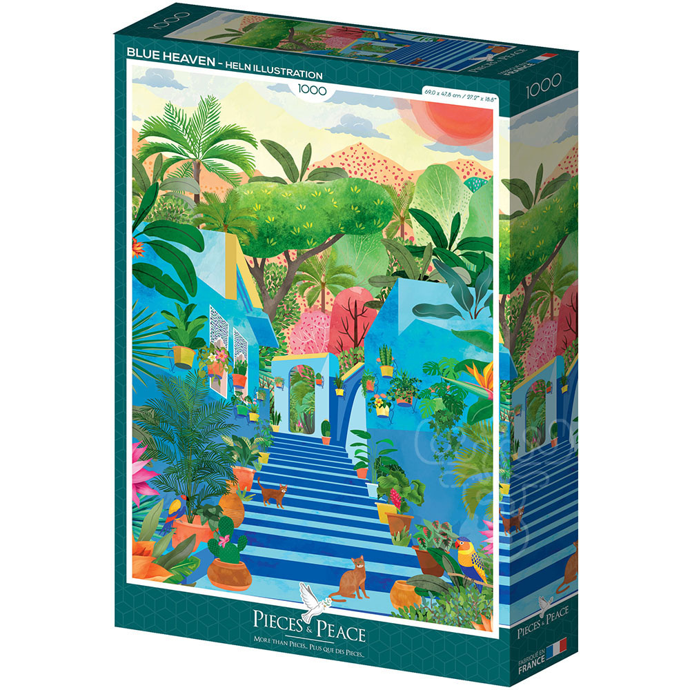 Pieces & Peace Blue Heaven Puzzle 1000pcs - Puzzles Canada