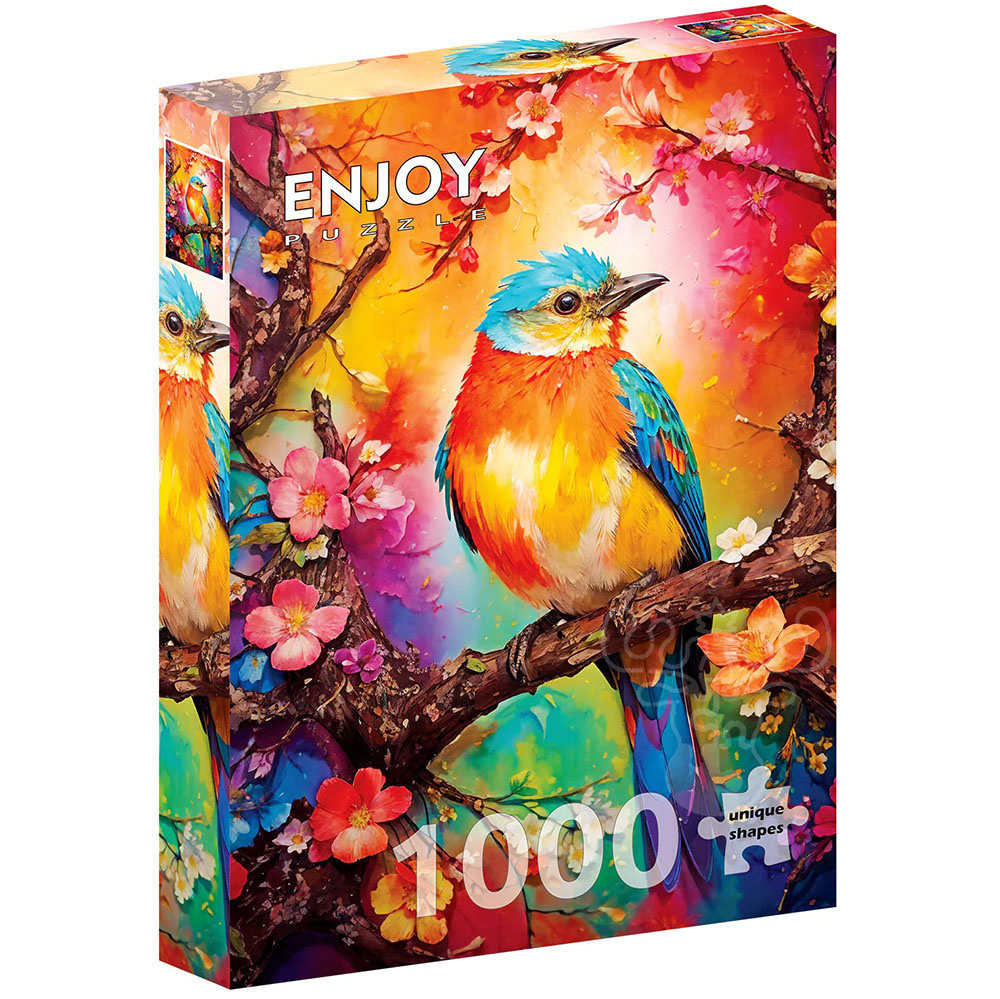 Enjoy Colorful Birdie Puzzle 1000pcs - Puzzles Canada