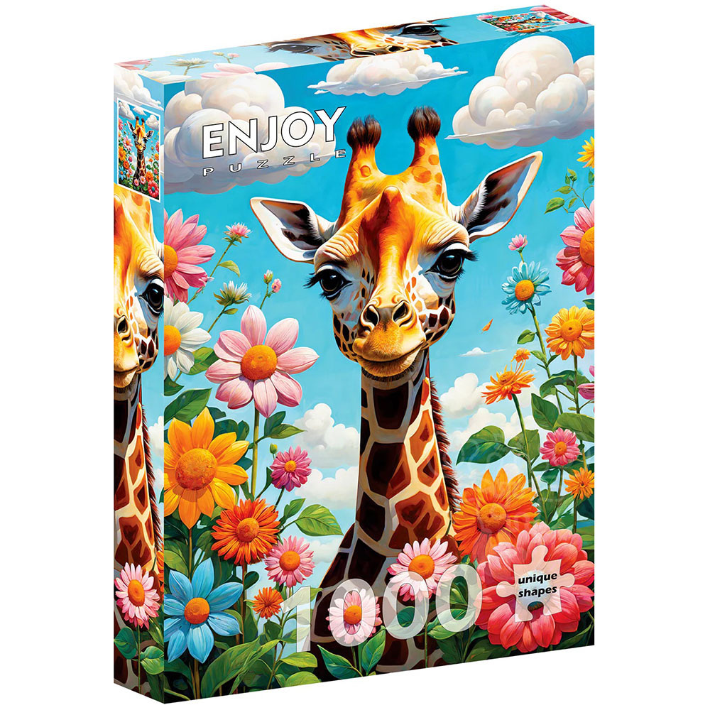 Enjoy Cute Giraffe Puzzle 1000pcs - Puzzles Canada