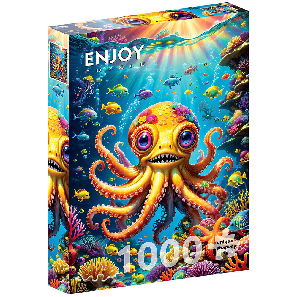 Enjoy Cute Octopus Puzzle 1000pcs - Puzzles Canada