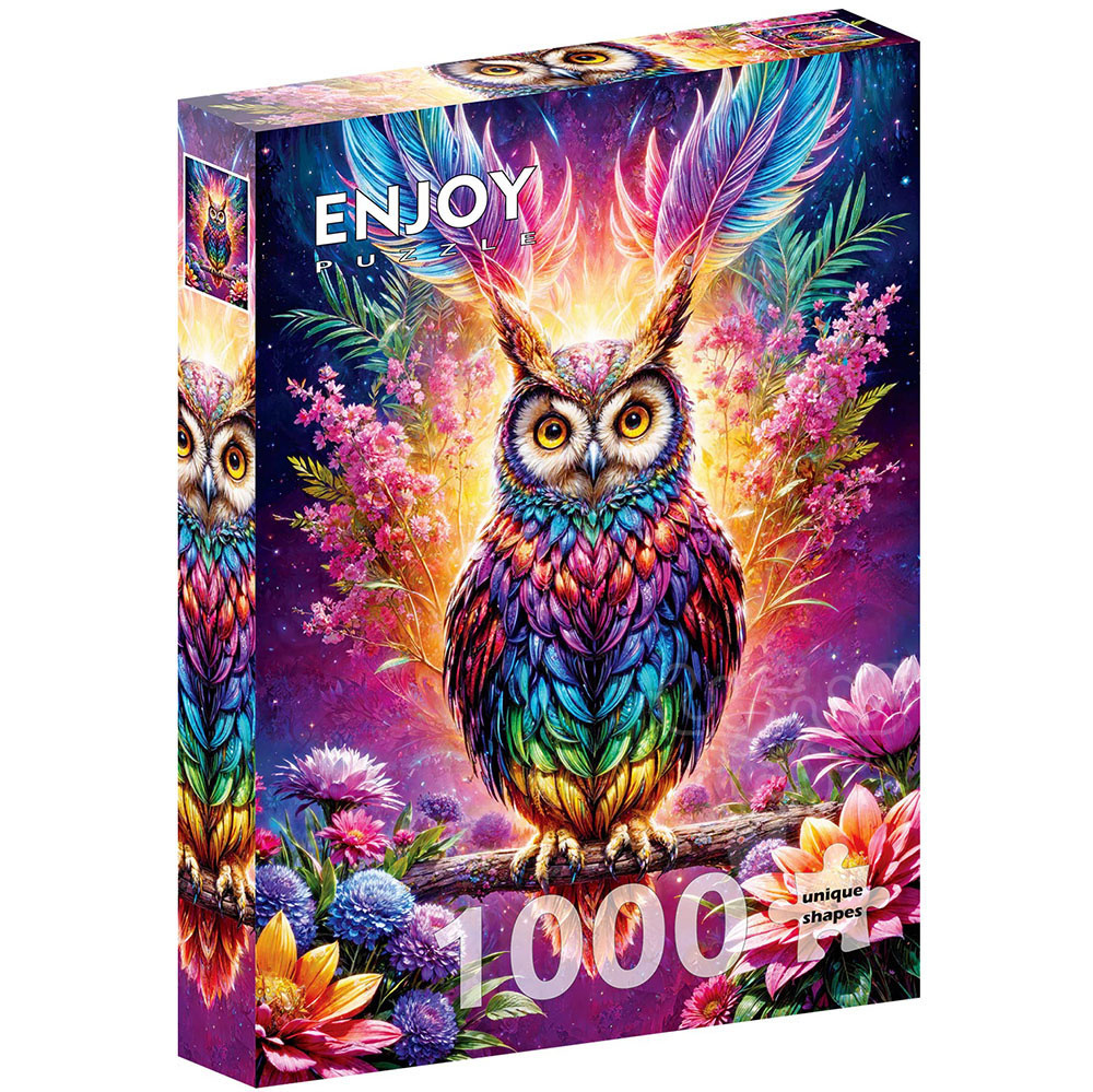 Enjoy Neon Owl Puzzle 1000pcs - Puzzles Canada
