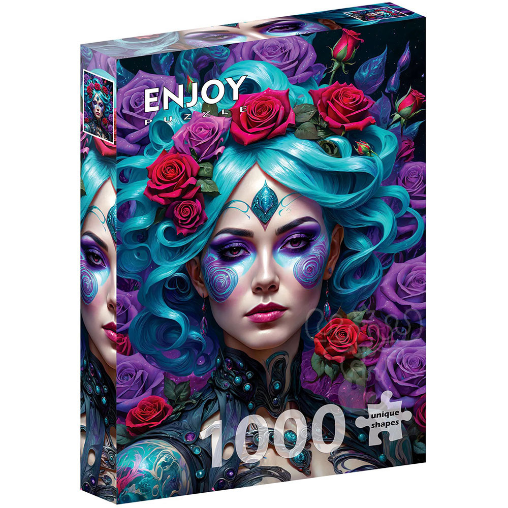 Enjoy Gothic Flowers Portrait Puzzle 1000pcs - Puzzles Canada