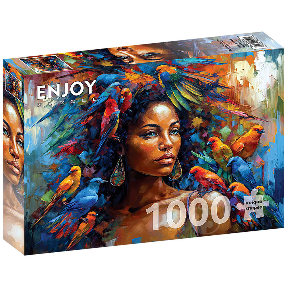 Enjoy Feathery Queen Puzzle 1000pcs - Puzzles Canada
