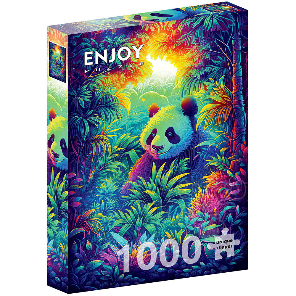 Enjoy Panda Corner Puzzle 1000pcs - Puzzles Canada
