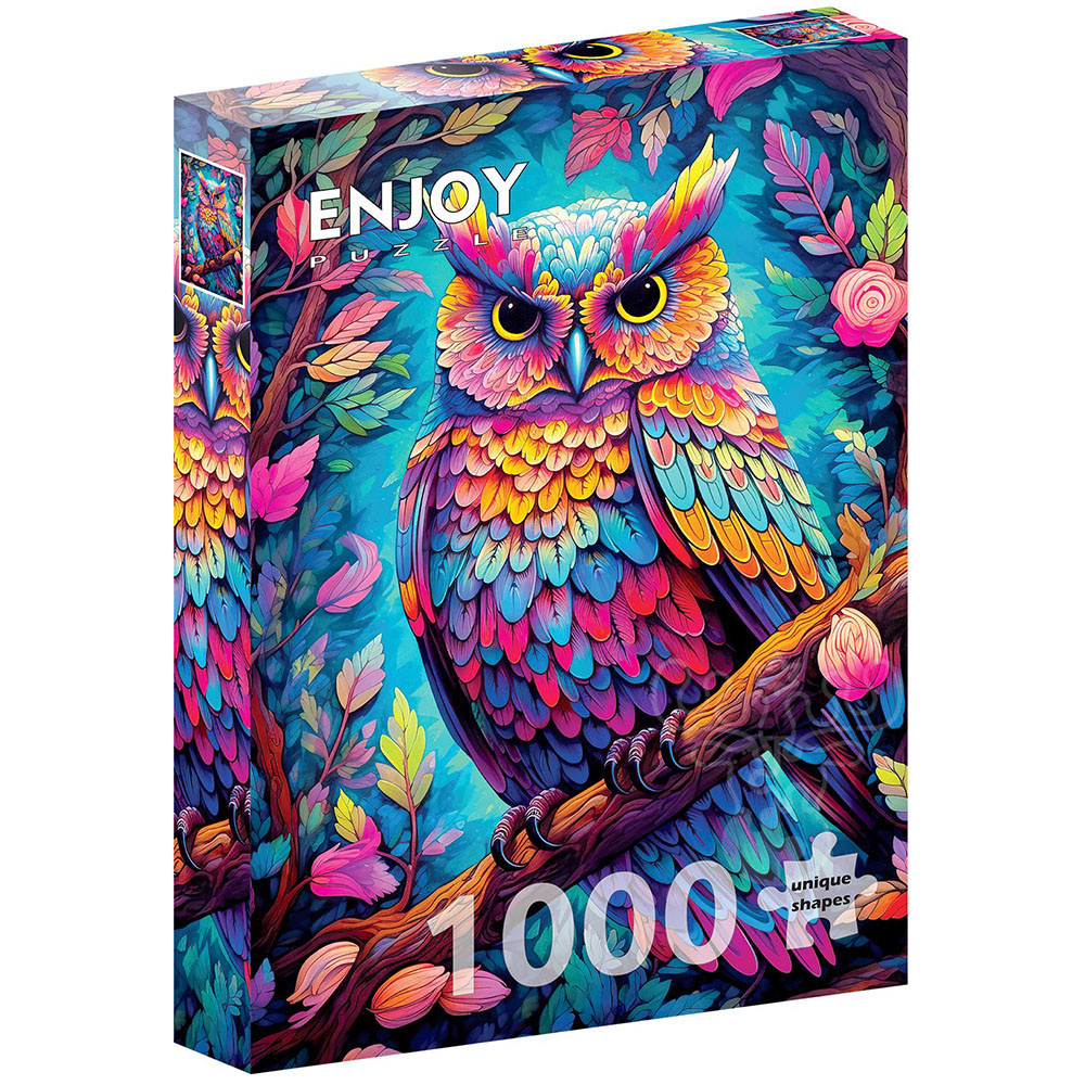 Enjoy Dazzling Owl Puzzle 1000pcs - Puzzles Canada