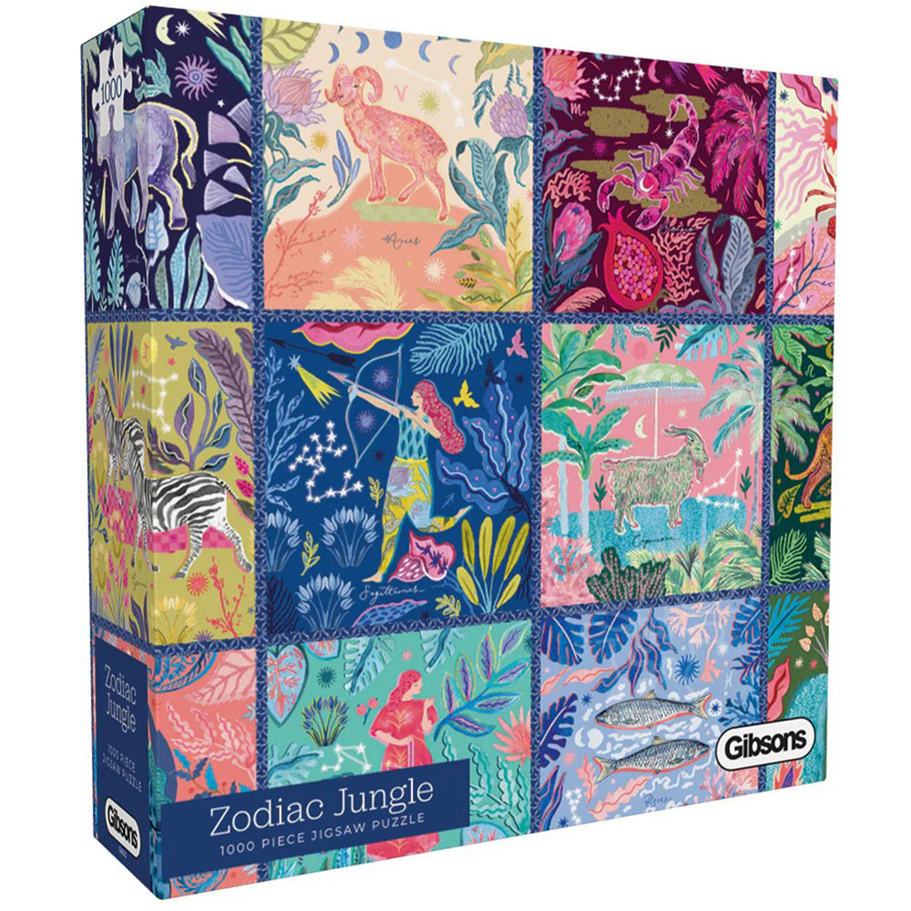 Gibsons Zodiac Jungle Puzzle 1000pcs - Puzzles Canada