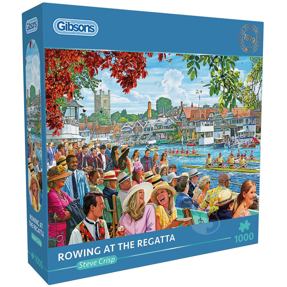 Gibsons Rowing at the Regatta Puzzle 1000pcs - Puzzles Canada