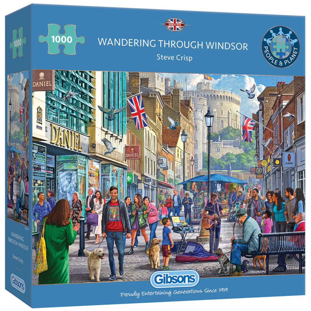 Gibsons Wandering Through Windsor Puzzle 1000pcs - Puzzles Canada