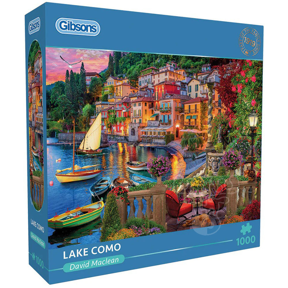 Gibsons Lake Como Puzzle 1000pcs - Puzzles Canada