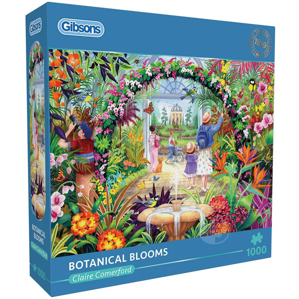 Gibsons Botanical Blooms Puzzle 1000pcs - Puzzles Canada