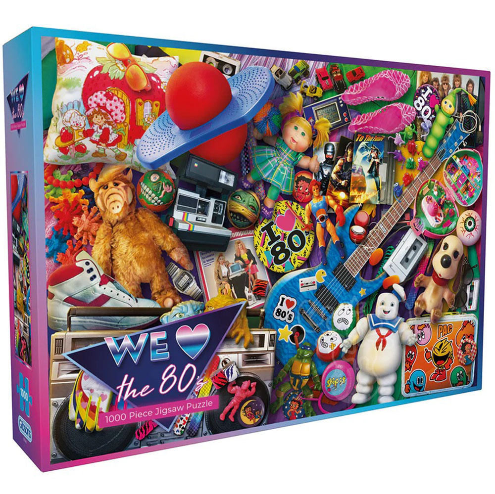 Gibsons We Love the 80s Puzzle 1000pcs - Puzzles Canada