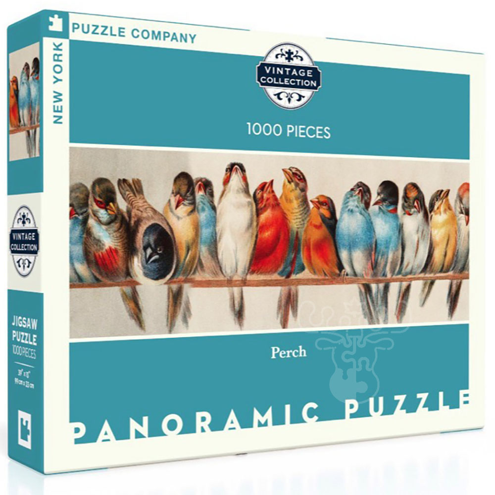 New York Puzzle Co. Vintage Collection: Perch Panoramic Puzzle 1000pcs ...