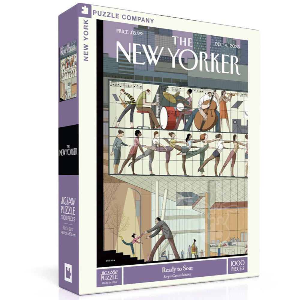 New York Puzzle Co. The New Yorker: Ready to Soar Puzzle 1000pcs ...