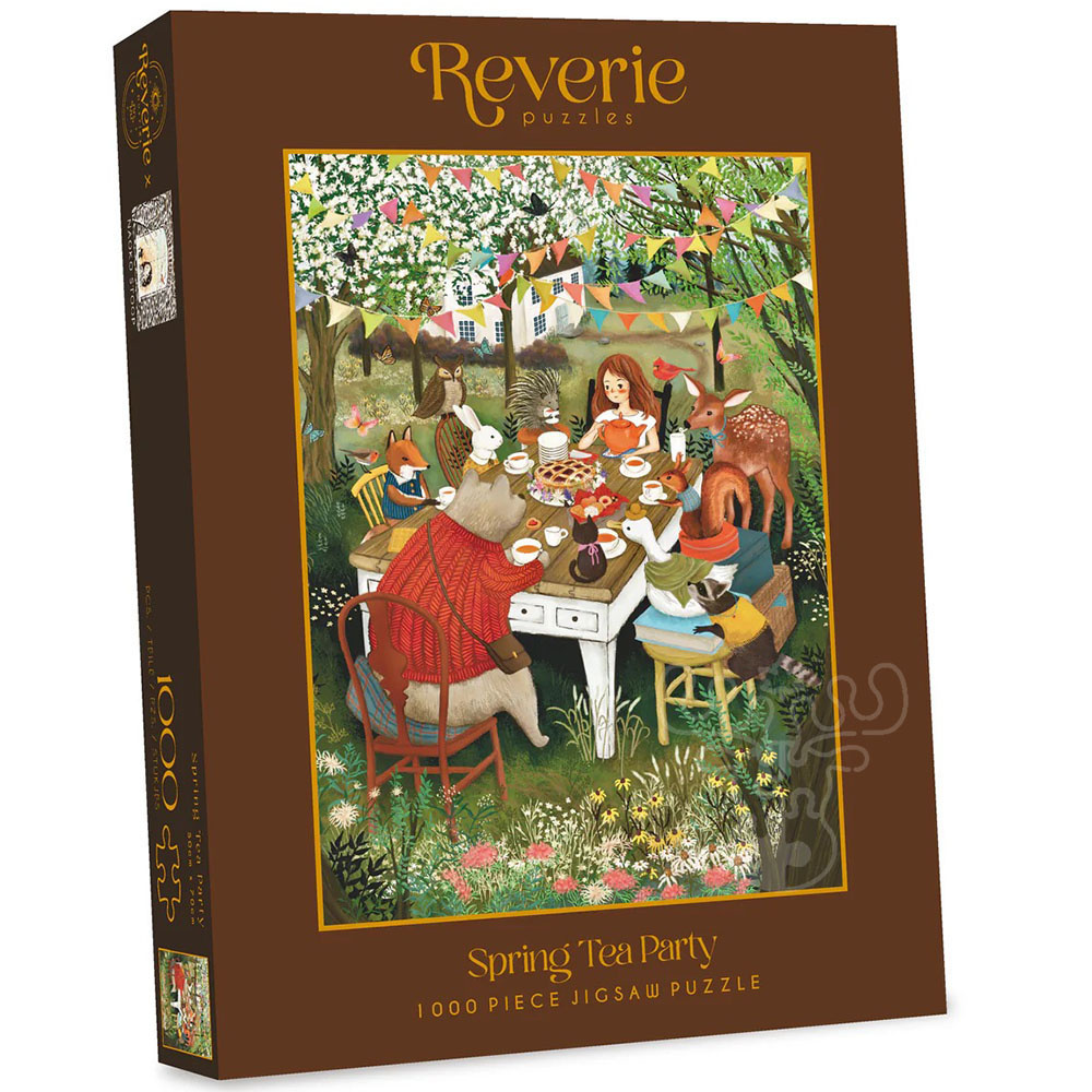 Reverie Spring Tea Party Puzzle 1000pcs - Puzzles Canada
