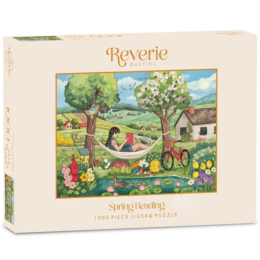 Reverie Spring Reading Puzzle 1000pcs - Puzzles Canada