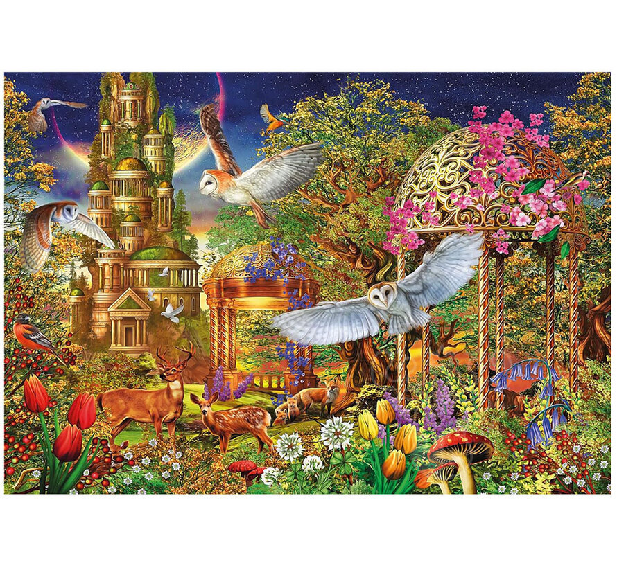 Clementoni Woodland Fantasy Garden Puzzle 1500pcs - Puzzles Canada