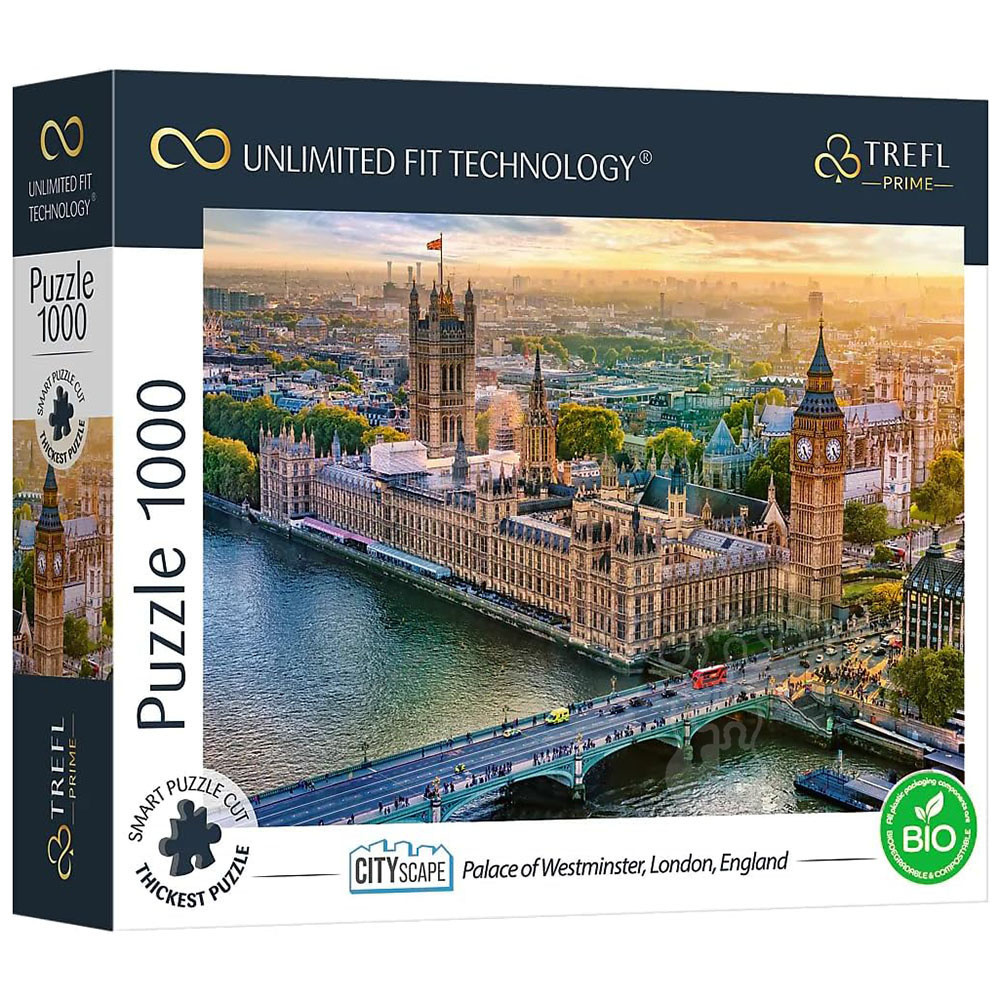 Trefl Palace of Westminster, London, England Puzzle 1000pcs - Puzzles ...