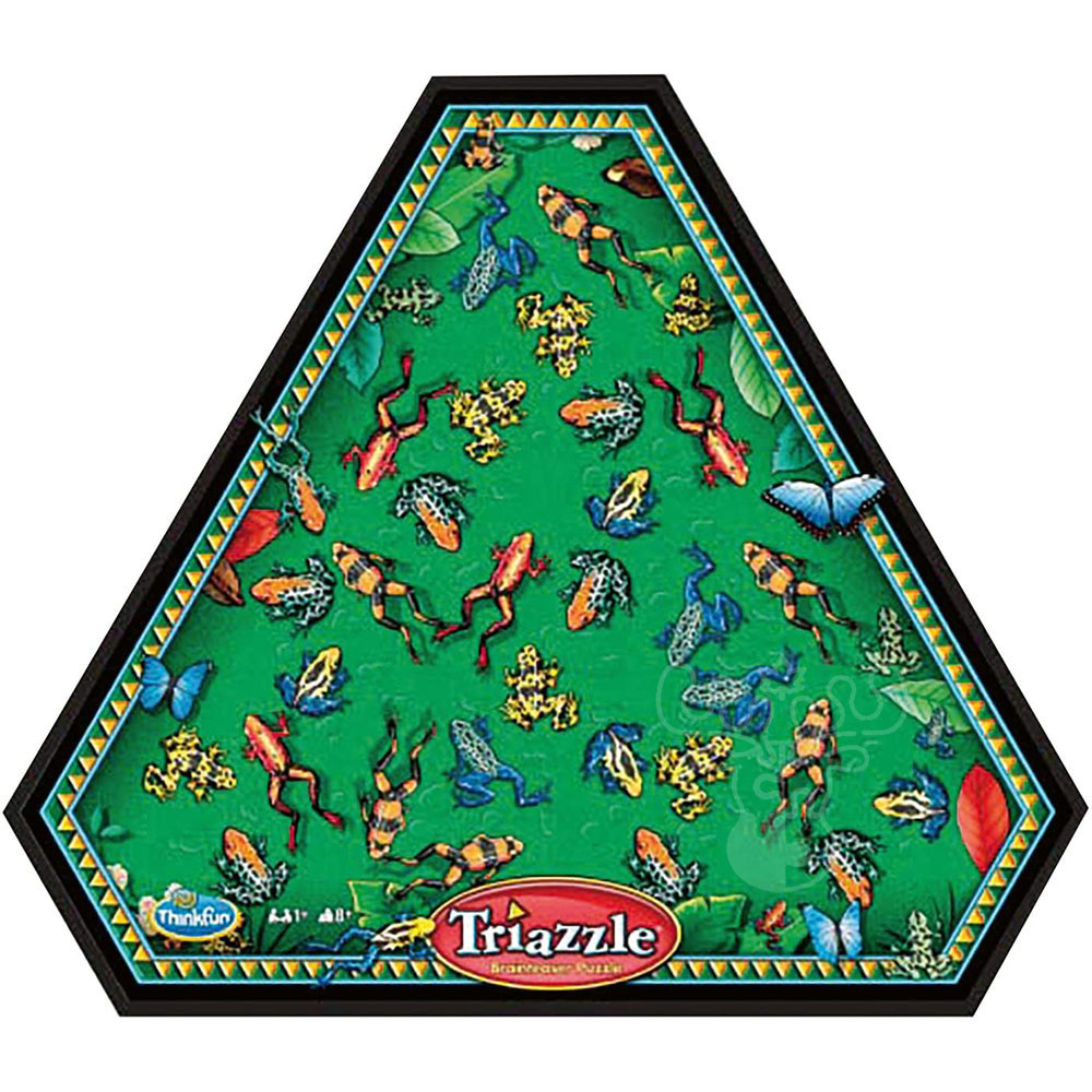 Triazzle Brain Teaser Puzzle Frogs - Puzzles Canada