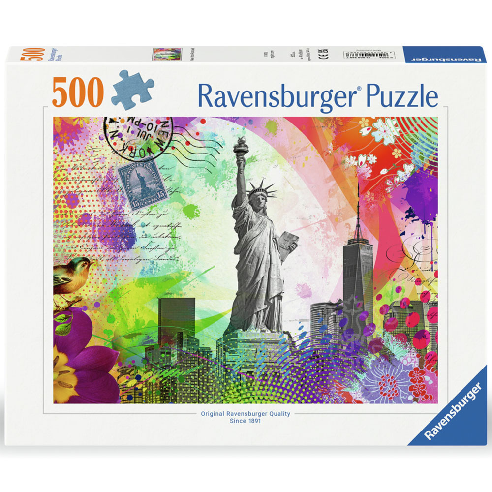 Ravensburger New York Postcard Puzzle 500pcs - Puzzles Canada