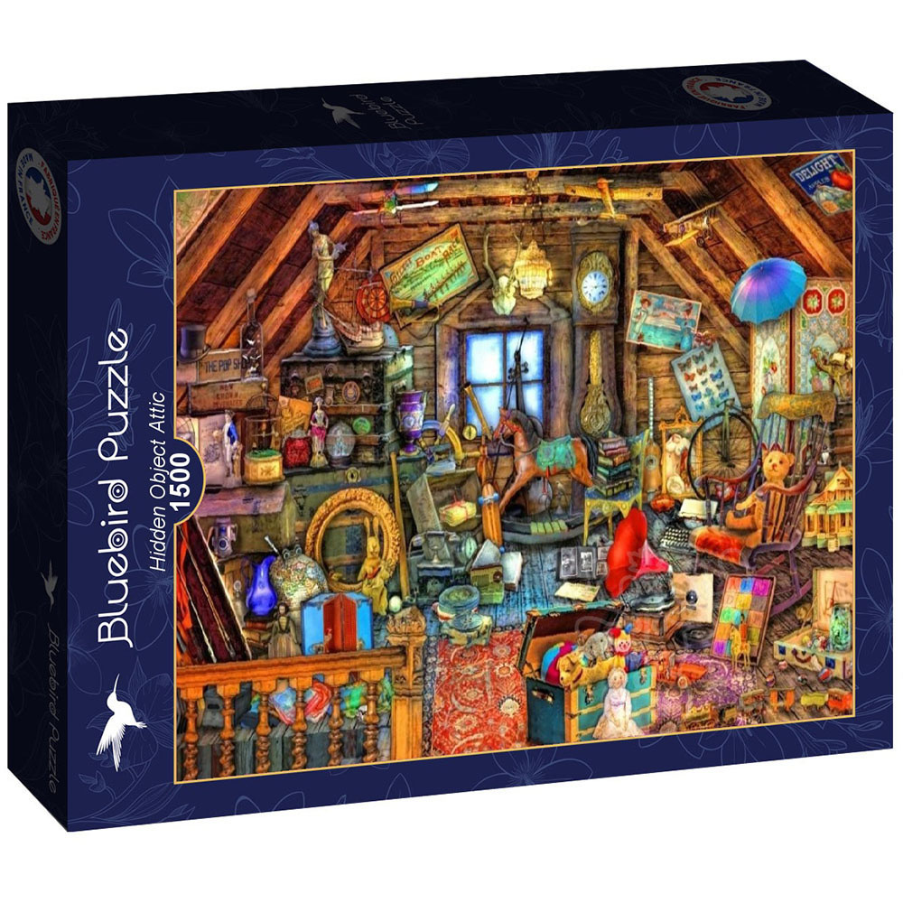 Bluebird Hidden Object Attic Puzzle 1500pcs - Puzzles Canada