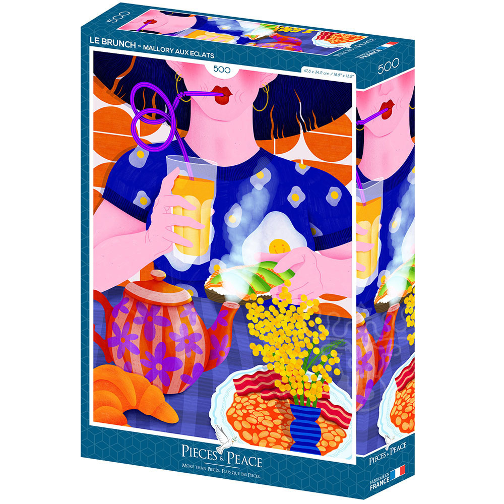 Pieces & Peace The Brunch Puzzle 500pcs - Puzzles Canada