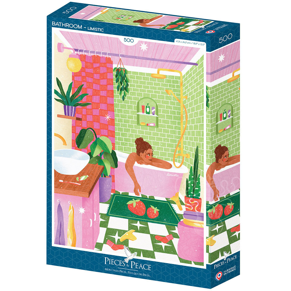 Pieces & Peace Bathroom Puzzle 500pcs - Puzzles Canada