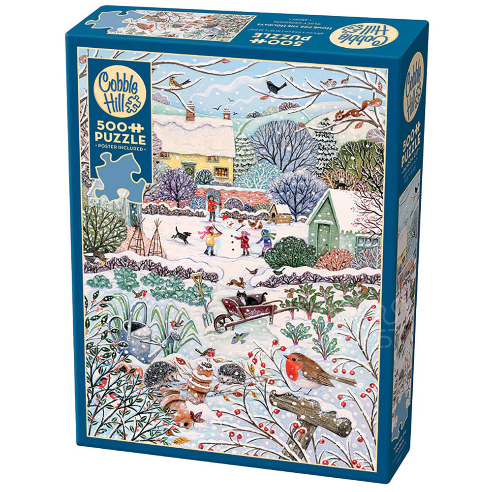 Cobble Hill Winter Holidays Puzzle 500pcs - Puzzles Canada