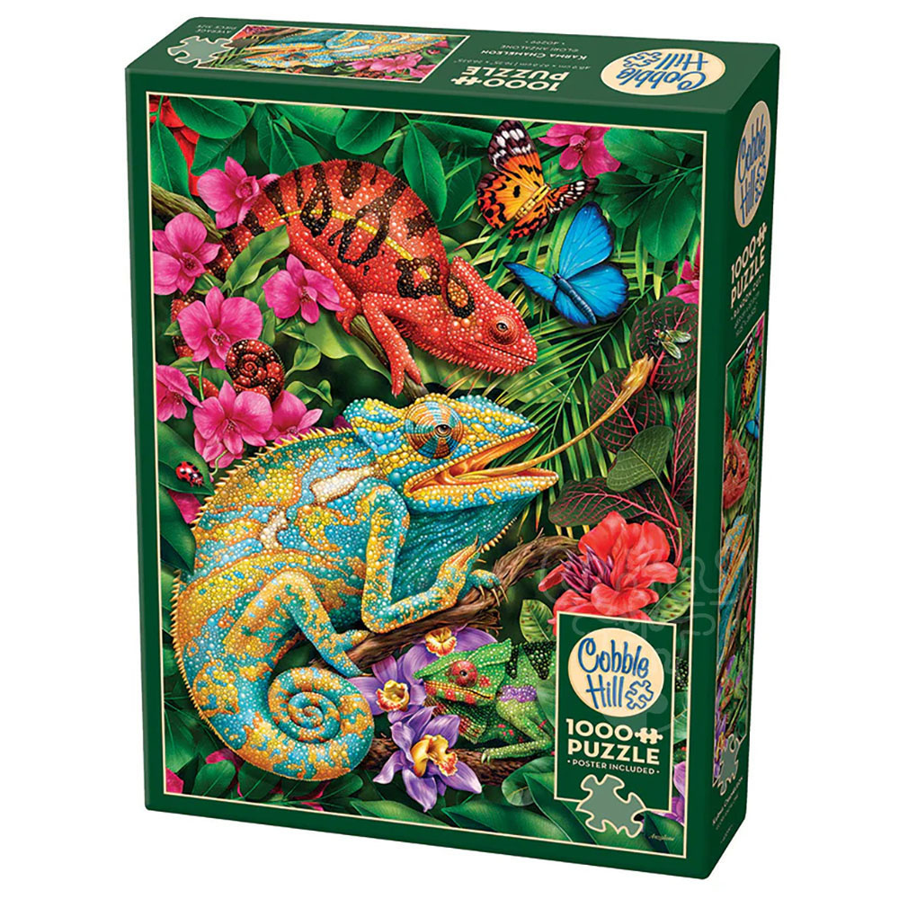 Cobble Hill Karma Chameleon Puzzle 1000pcs - Puzzles Canada