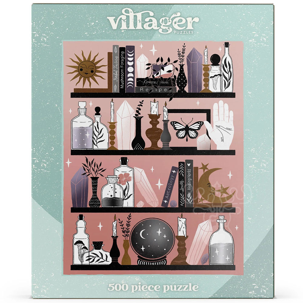 Villager Mystic Bookshelf Puzzle 500pcs - Puzzles Canada