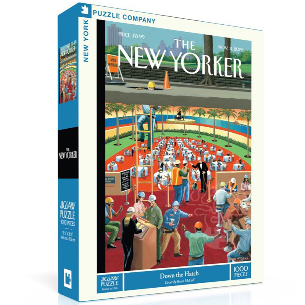 New York Puzzle Co. The New Yorker: Down the Hatch Puzzle 1000pcs ...