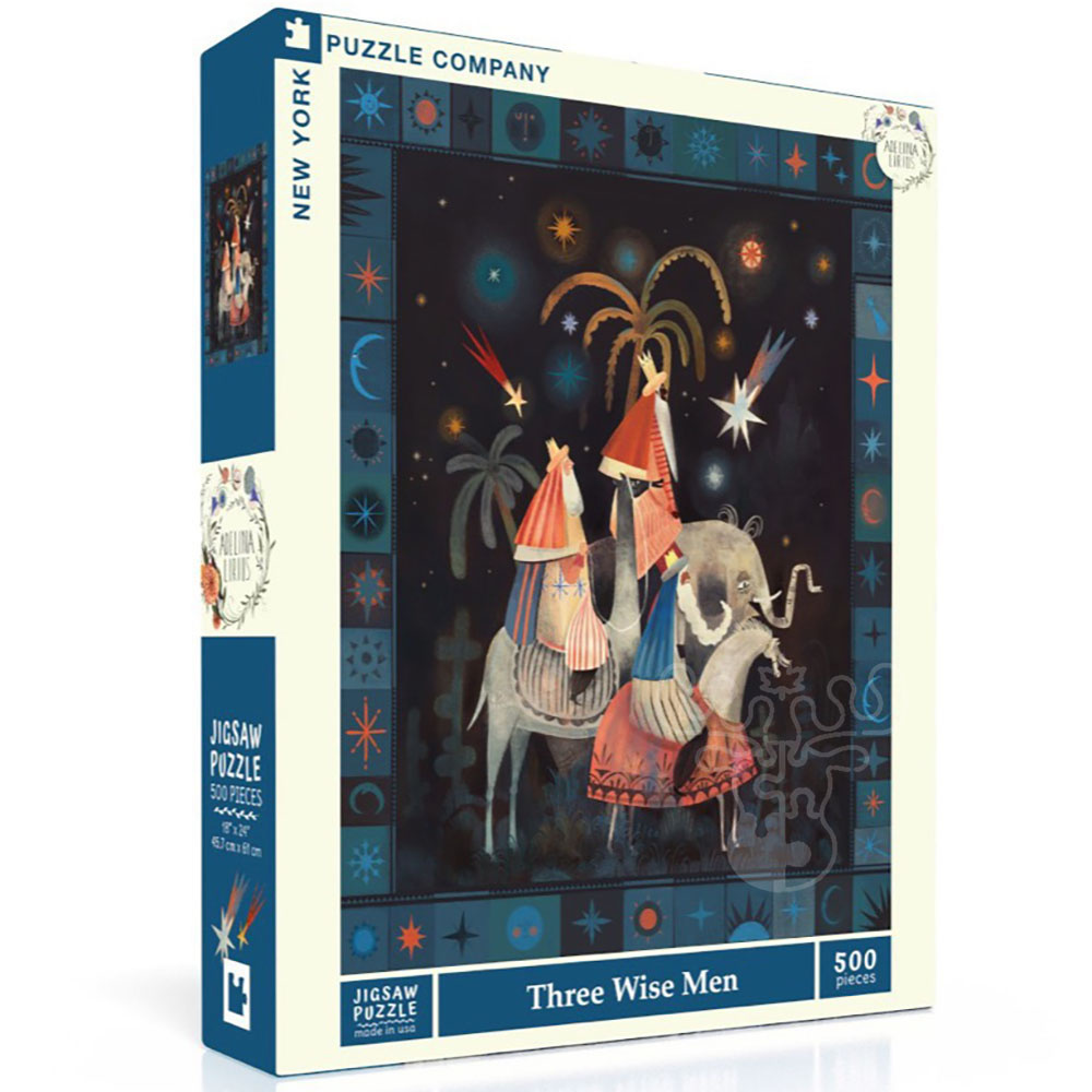 New York Puzzle Co. Adelina Lirius: Three Wise Men Puzzle 500pcs ...