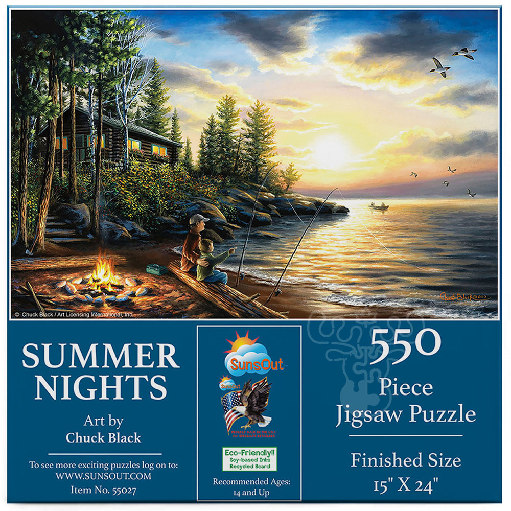 SunsOut Summer Nights Puzzle 550pcs - Puzzles Canada