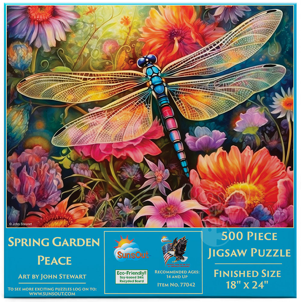 SunsOut Spring Garden Puzzle 500pcs - Puzzles Canada