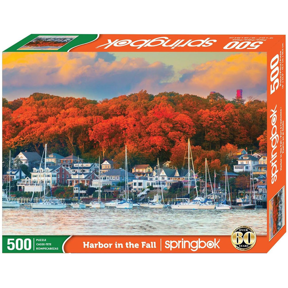 Springbok Harbor in the Fall Puzzle 500pcs - Puzzles Canada