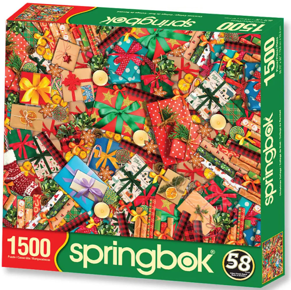Springbok Christmas Collage Puzzle 1500pcs - Puzzles Canada