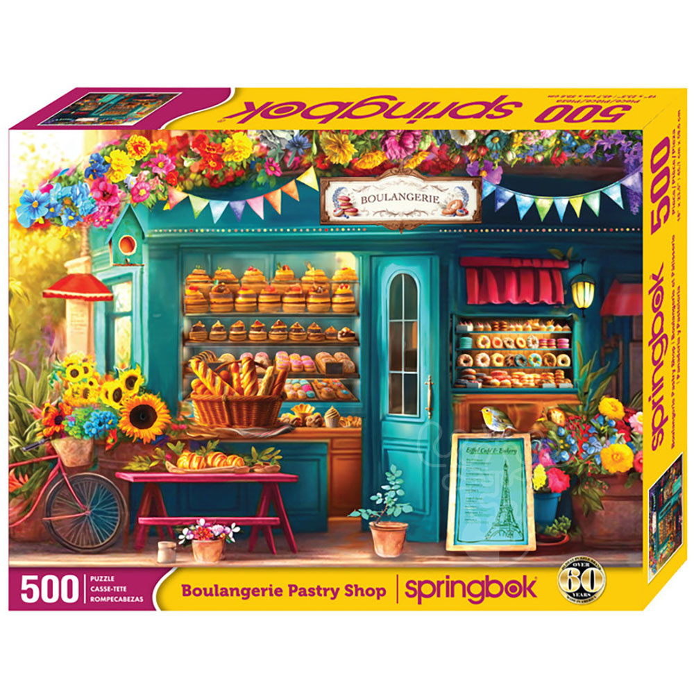 Springbok Boulangerie Pastry Shop Puzzle 500pcs - Puzzles Canada