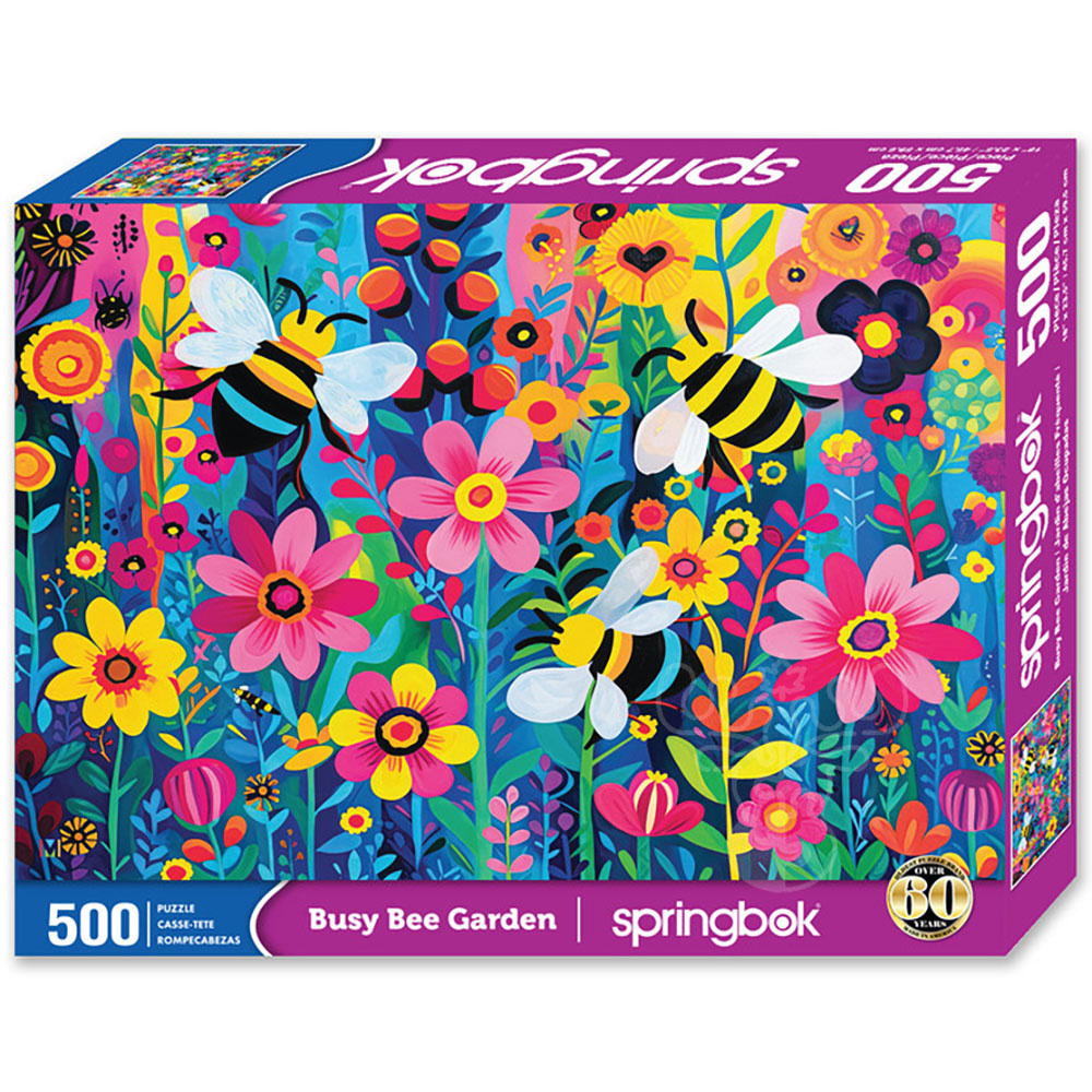 Springbok Busy Bee Garden Puzzle 500pcs LIMITED RELEASE - Puzzles Canada