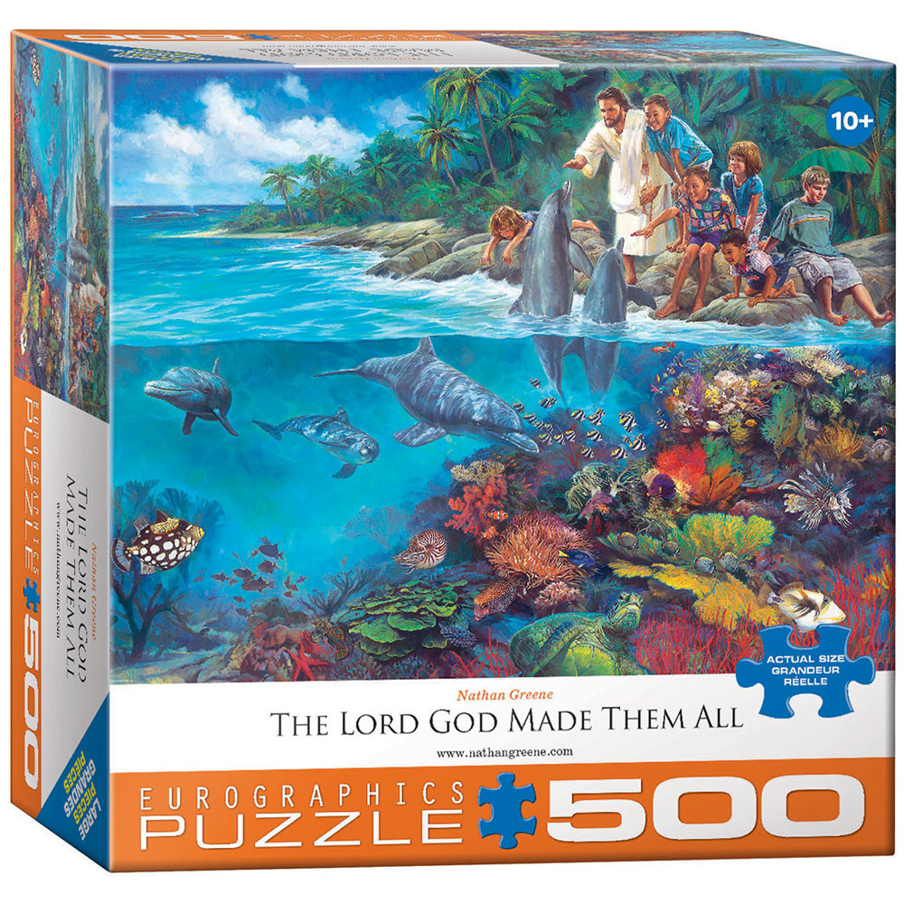 Eurographics Greene: The Lord God Made Them All Large Pieces Puzzle ...