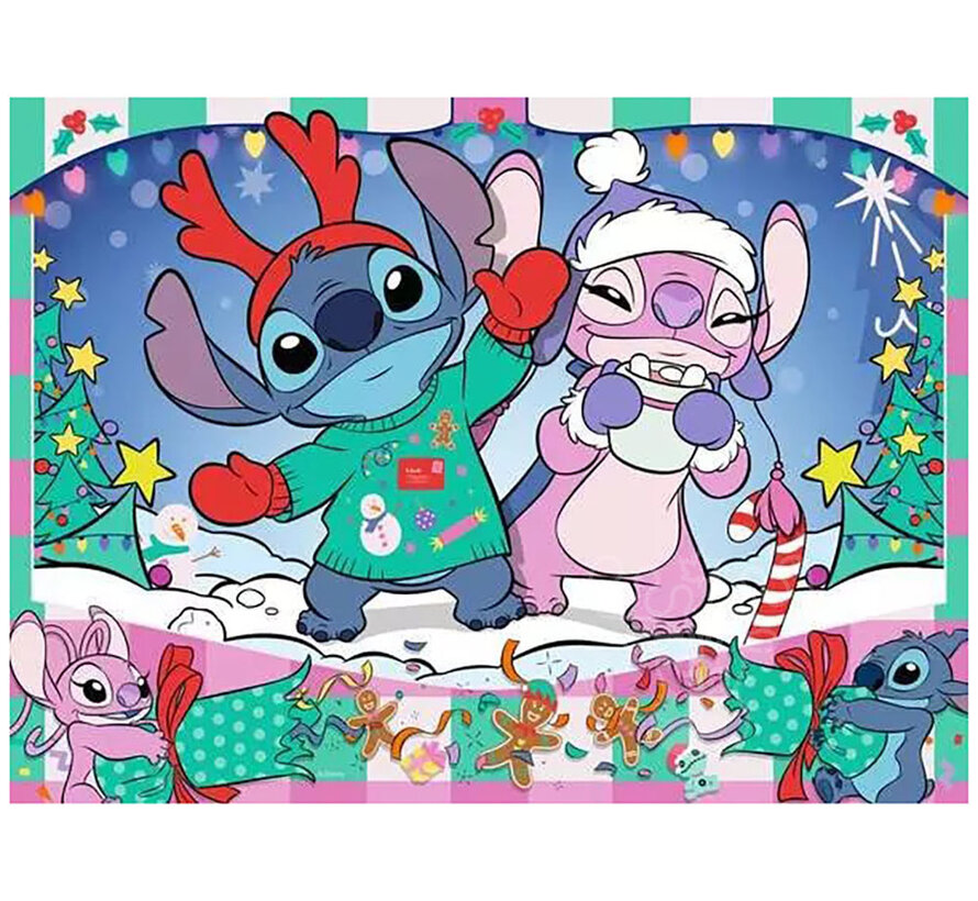 Ravensburger Stitch Christmas Puzzle 100pcs XXL - Puzzles Canada