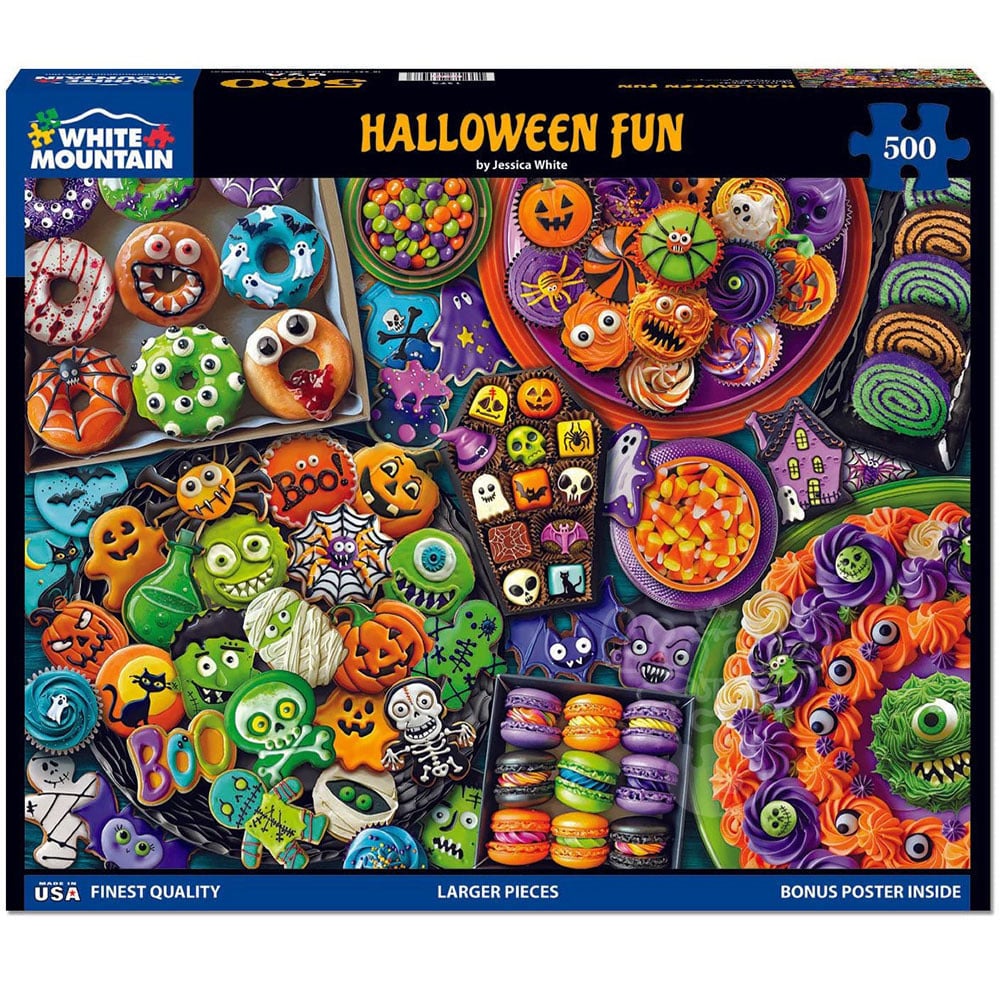 White Mountain Halloween Fun Puzzle 500pcs - Puzzles Canada