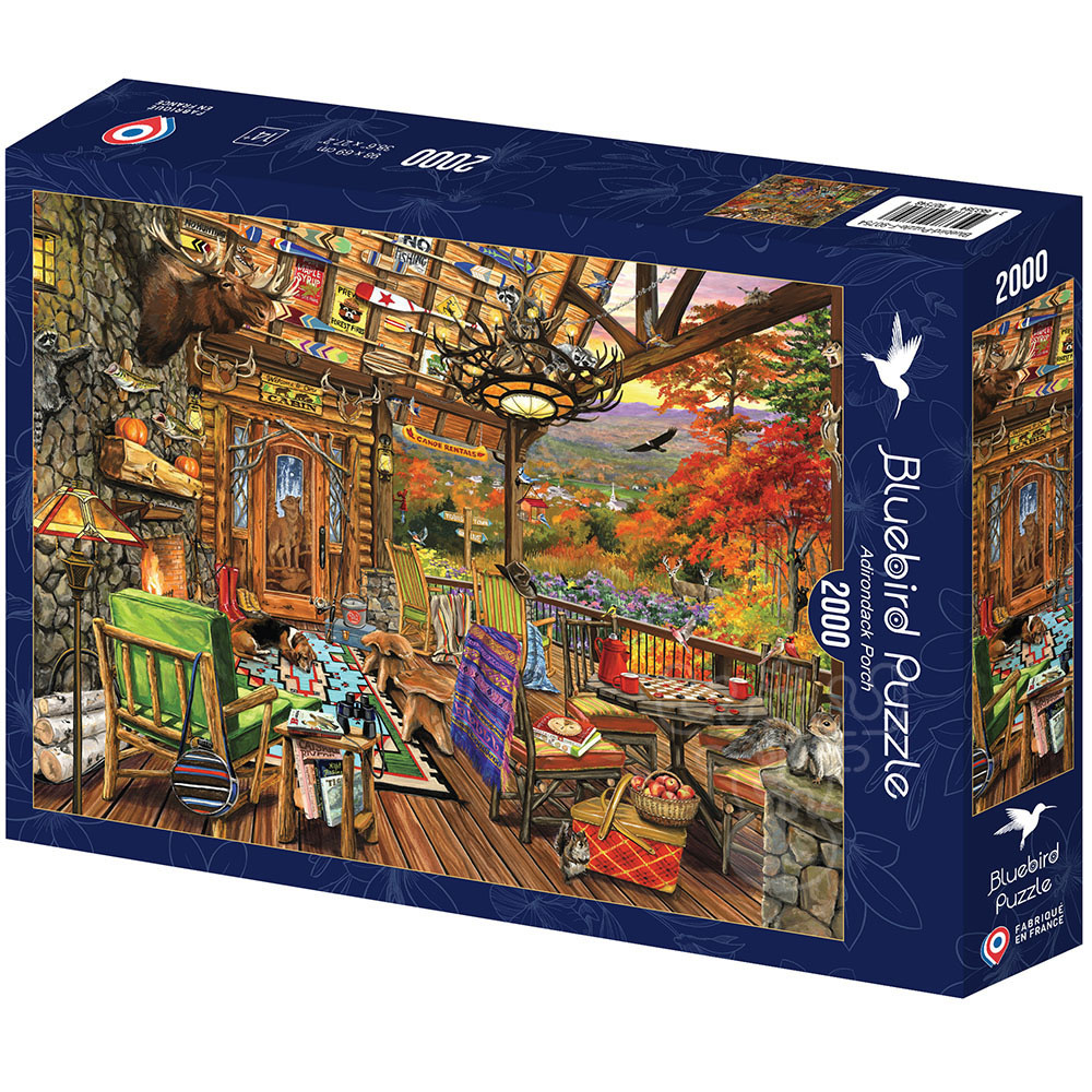 Bluebird Adirondack Porch Puzzle 2000pcs - Puzzles Canada