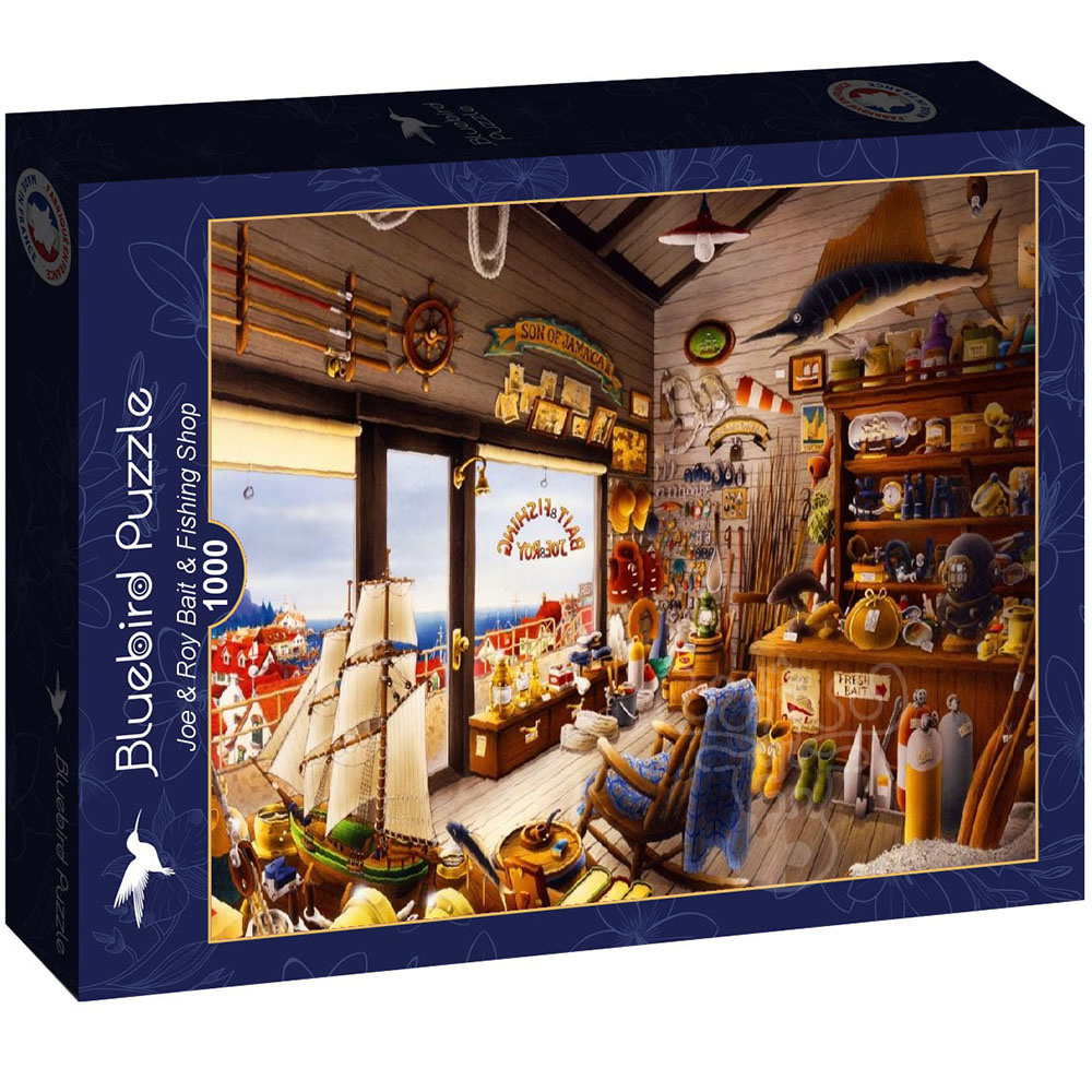 Bluebird Joe & Roy Bait & Fishing Shop Puzzle 1000pcs - Puzzles Canada