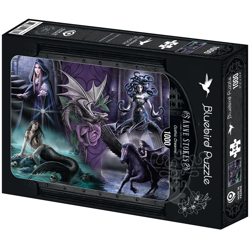 Bluebird Anne Stokes - Gothic Dreams Puzzle 1000pcs - Puzzles Canada