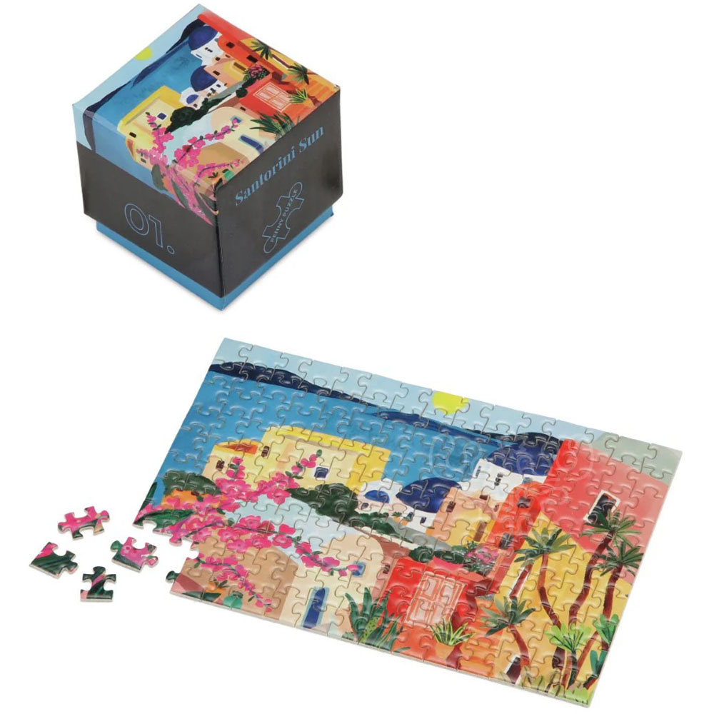 Penny Puzzle Santorini Sun Mini Puzzle 150pcs - Puzzles Canada